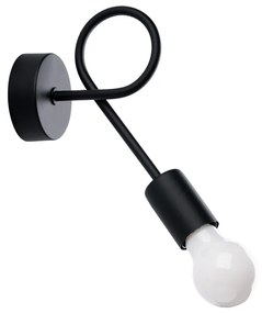 Sollux Lighting Nástěnné svítidlo LEVAR černé