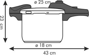 TESCOMA Tlakový hrnec BIO EXCLUSIVE+ 6,0 l