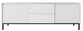 TV stolek/skřínka Samker 2K2SZ, Barva dřeva: bílá