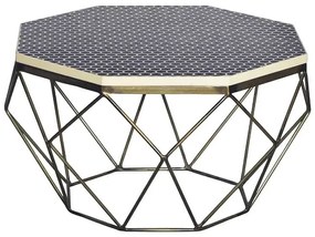 Designový konferenční stolek Beiwen 69 cm černo-bílý