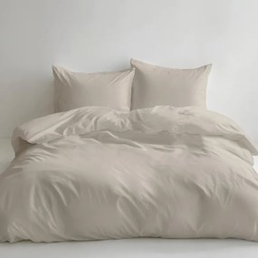 Florella Saténové povlečení Edel Satin Uni Beige Rozměr: 70x90 + 140x200 cm