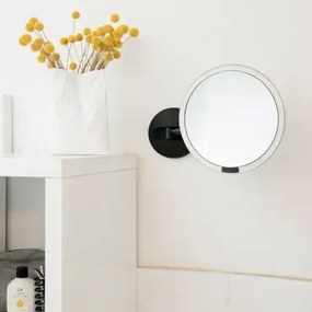 Simplehuman Sensor černá / Kosmetické zrcátko na zeď / LED osvětlení /