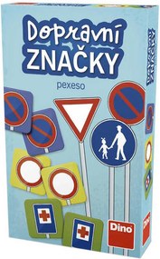 DINO Hra pexeso Dopravní značky 48 kartiček *SPOLEČENSKÉ HRY* dn622197