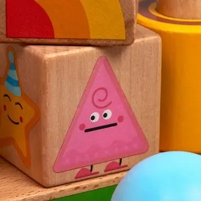 Lucy  Leo Tvary a emoce dřevěná skládačka s předlohami / od 3 let