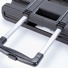Skládací přepravka s kolečky a teleskopickou rukojetí 30 l