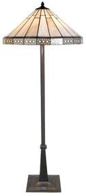 Stojací lampa Tiffany – 50x164 cm