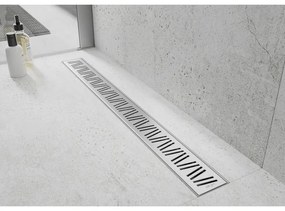 Mexen Flat nerezový sprchový žlab 60 cm vzor M22, 1029060-15