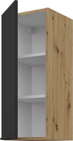 Kuchyňská linka ARIA ac | 255 cm | UNI dvířka | artisan/černá