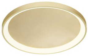 Redo 01-2670 stropní LED stmívatelné svítidlo Iconic pískově zlatá, 50W, 3000K, ø58cm
