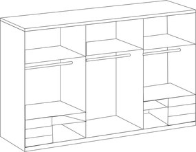 Šatní skříň LEVEL