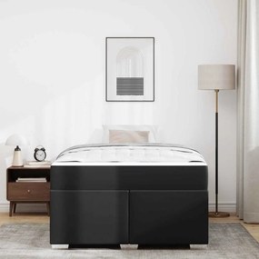 Rám postele Černá 120 x 190 cm PVC 3399230