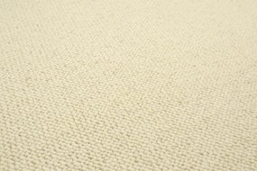 Avanti, Metrážový koberec Alfawool 86 bílý, na míru, šíře 4m,5m, béžová, ab (mřížka), ložnice