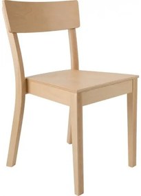 Dřevěná jídelní židle DESIGNE 36 -nosnost 120 kg - výběr barvy moření - 3D4870