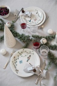 Bílý porcelánový talíř s vánočním motivem ø 22 cm Hammershøi Christmas – Kähler Design