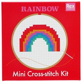 Kreativní sada Cross-stitch Kit Rainbow – Rex London