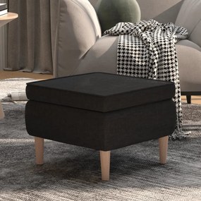vidaXL Stolička s dřevěnými nohami textil [329452] Barva: Černá