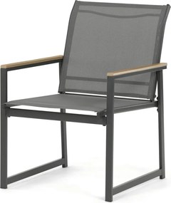 Zahradní sestava AZS-S1212 GREY, síťovina, šedá (108 x 68) cm