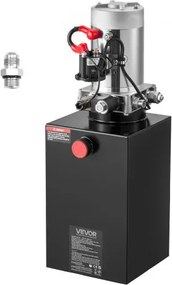 Hydraulický agregát 10 l, Maximální přetlak 22 MPa a průtok 3,4 l/min VEVOR
