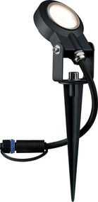 P 94728 Plug & Shine LED bodové zahradní světlo Sting spot neláká hmyz IP67 2200K 6,3W antracit - PAULMANN