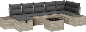 Set pohovek 8 ks polyratan 3360743