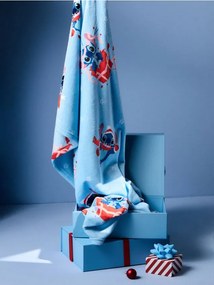 Sinsay - Dětská vánoční deka Stitch - modrá