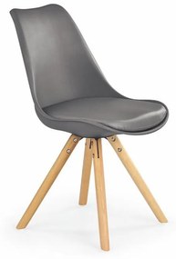 Halmar Jídelní židle K201 - šedá