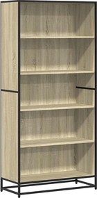 Knihovna dub sonoma 80,5 x 35 x 170,5 cm kompozitní dřevo 3300856