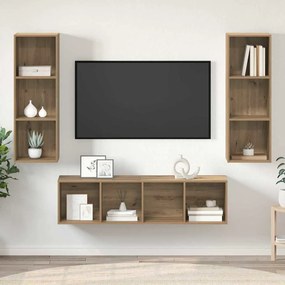 Sestava TV skříněk 3 ks Artisanový dub Kompozitní dřevo 3393131