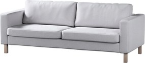 Potah na pohovku IKEA Karlstad 3-místná, nerozkládací, krátký barva šedá látka pletený vzor