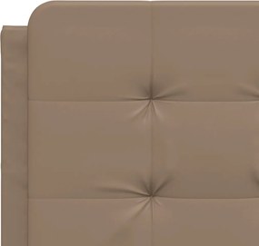 Rám postele bez matrace Zadar cappuccino 140 x 190 cm umělá kůže 3208863