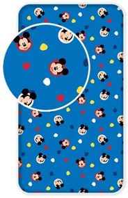 Jerry Fabrics Prostěradlo Mickey "004" 90x200x25cm.