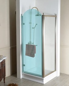 Gelco Gelco, ANTIQUE boční stěna 800mm, čiré sklo, bronz, GQ5680C
