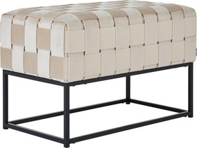XXXLutz SEDACÍ LAVICE, kov, textil, 71/47/41 cm Xora - Taburety - 000075002801