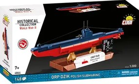 COBI 4864 Ponorka ORP Dzik (II WW) / 148 kostek / 1:300 / od 7 let