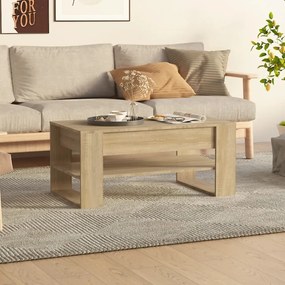 vidaXL Konferenční stolek 102 x 55 x 45 cm kompozitní dřevo [816930] Barva: Bílá
