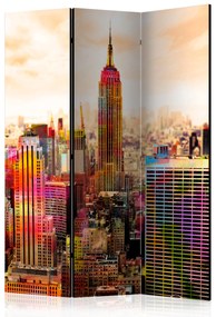 Paraván - Colors of New York City III [Room Dividers]