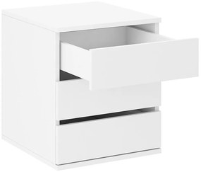 Kontejner do skříně ELENA | 38,6 cm | bílá