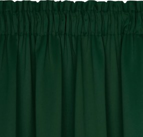 ZATEMŇOVACÍ ZÁVĚS NA PÁSCE ADLEY 135X270 CM TMAVĚZELENÁ