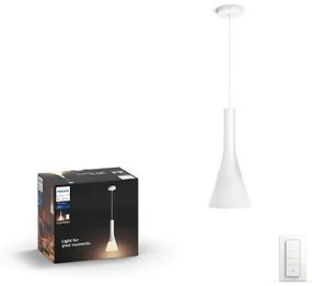 PH 43001/31/P6 Hue Bluetooth LED White Ambiance Závěsné svítidlo Philips Explore 43001/31/P6 E27 6W 806lm 2200-6500K IP20 bílé, stmívatelné s dálkovým ovládáním - PHILIPS HUE (915005976101)