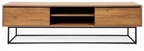 Designový TV stolek Barney 180 cm vzor ořech