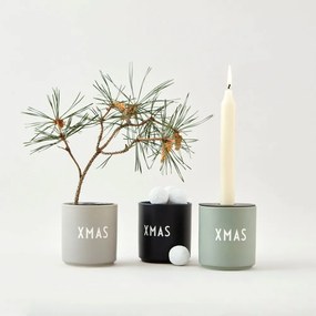 Šedý hrnek z imitace porcelánu Design Letters Favourite, 0,25 l