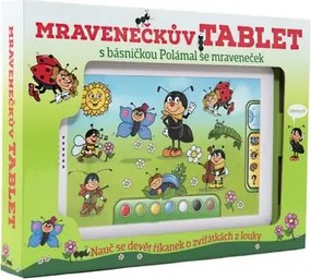 TEDDIES Dotykový tablet Mraveneček / 30 x 20 cm / od 12 měsíců / na ba
