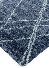 Modrý  koberec Bardie Blue Rozměry: 80x150 cm