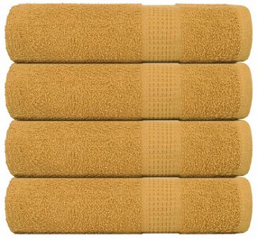 Ručníky FROGN 4 ks zlaté 50x100 cm 360 g/m² 136807