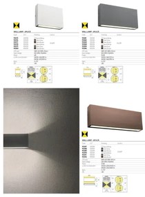 Redo 90375 - LED Venkovní nástěnné svítidlo KAMAL LED/6W/230V 3000K IP54 bílá