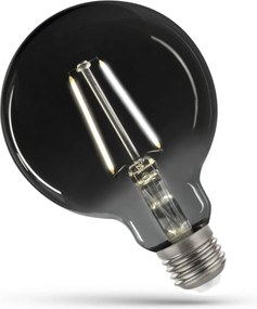Toolight - LED žárovka neutrální bílá E27 230V 4,5W, kouřové sklo, OSW-01128