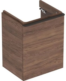 Geberit Smyle Square Koupelnová skříňka pod umývátko 49,2 cm levá, ořech hickory 500.364.JR.1