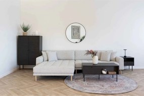 Designová rohová sedačka Ansley 290 cm béžová - levá