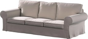Potah na pohovku IKEA  Ektorp 3-místná, nerozkládací barva béžová látka sametová