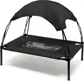 Lehátko pro psa fudajo – 76 × 60 × 16 cm, 25 kg, černá (61143)